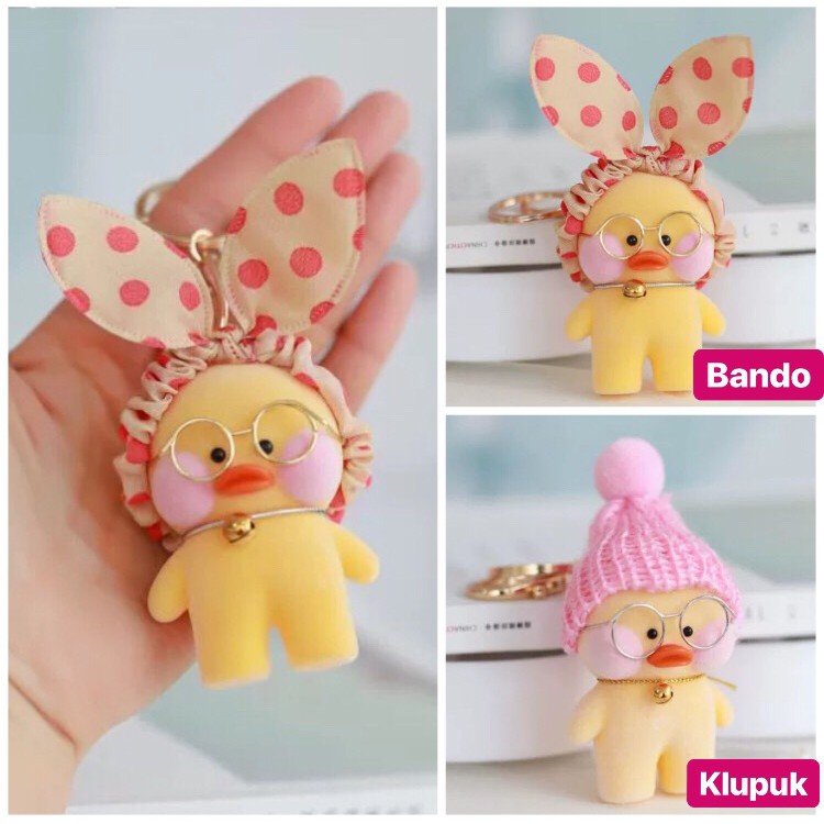 GANTUNGAN KUNCI BONEKA CAFE MIMI FANFANCHU BEBEK KEYCHAIN IMPOR ...