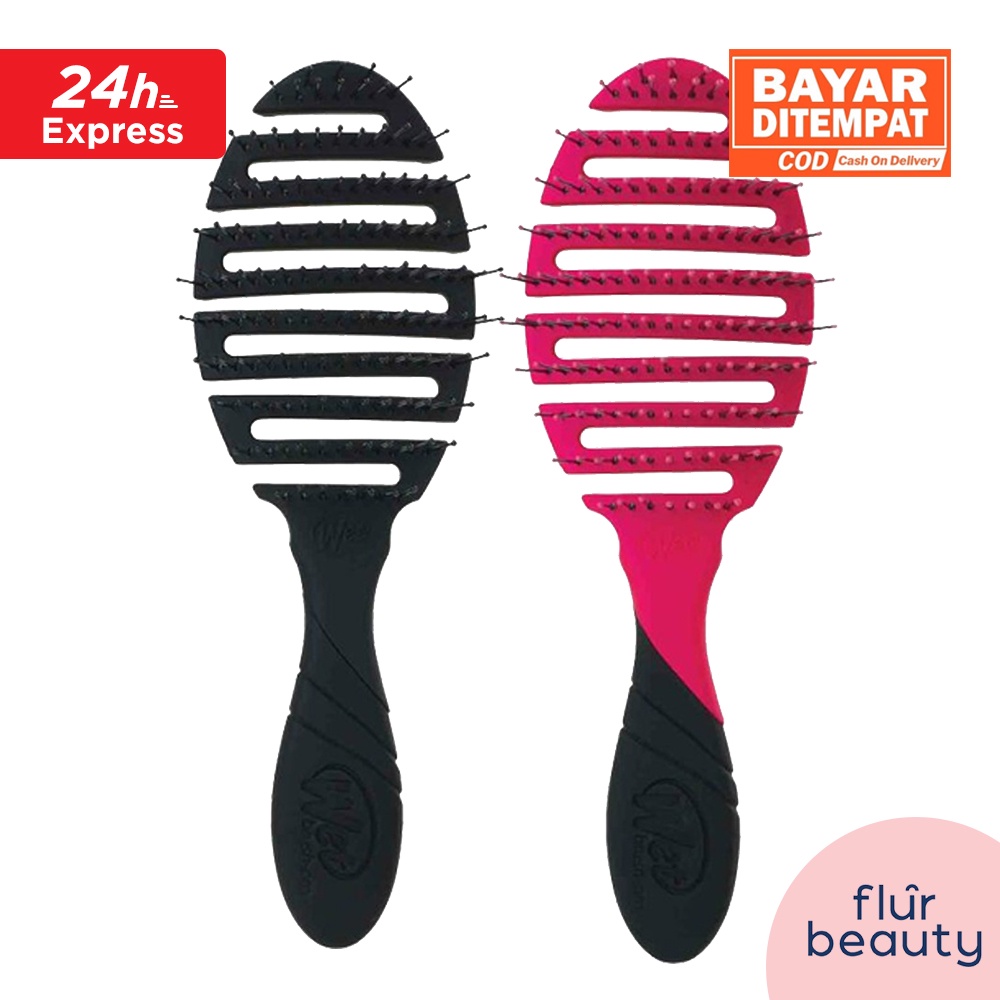 Jual The Wet Brush Pro Flex Dry Black / Pink (Sisir Rambut Anti Kusut / Vented) | Shopee Indonesia