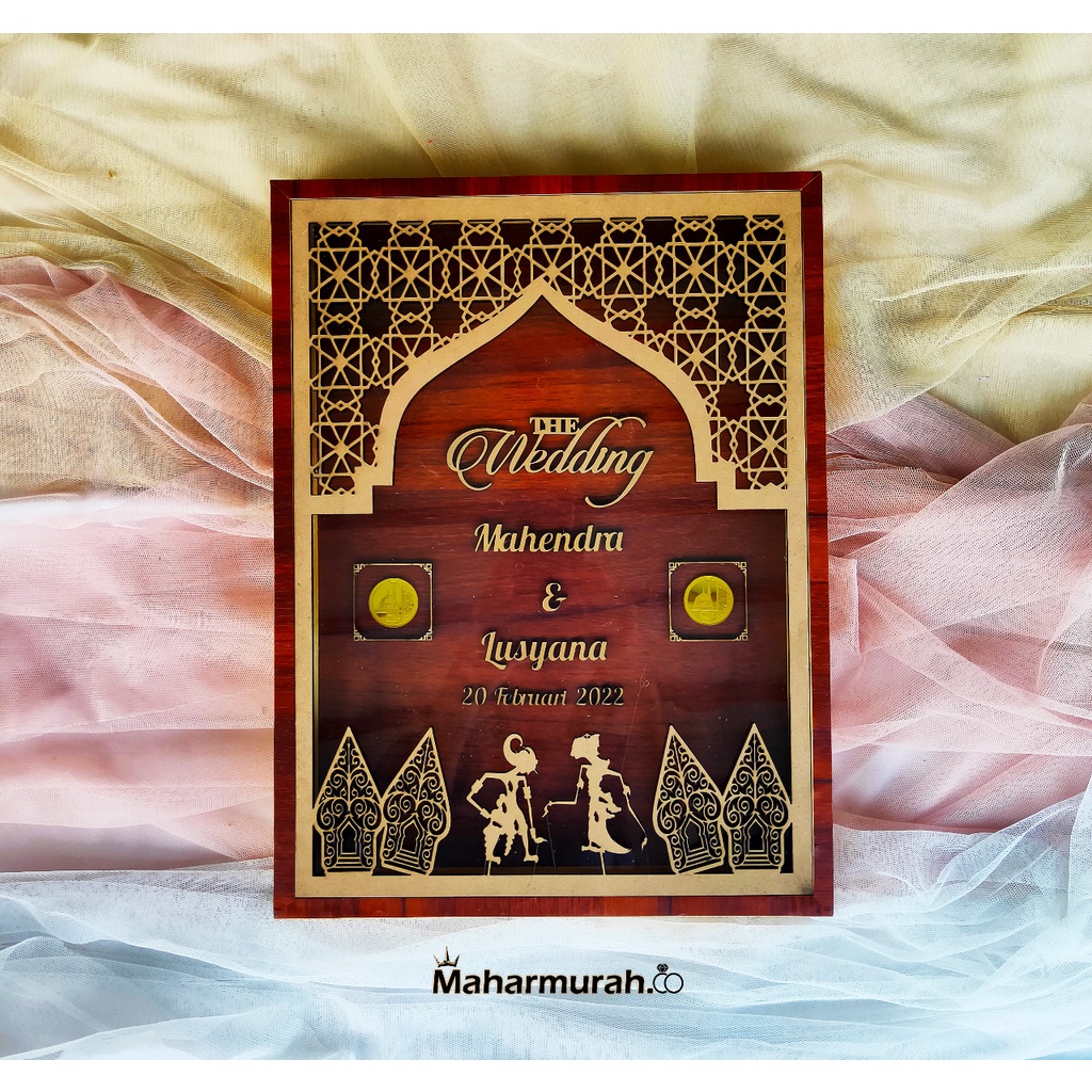 Jual Pigura Mahar Laser Cutting Mahar Pernikahan Lase Cutting Ekspres ...