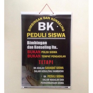 Jual Banner / poster bimbingan dan konseling BK peduli siswa (banner BK ...