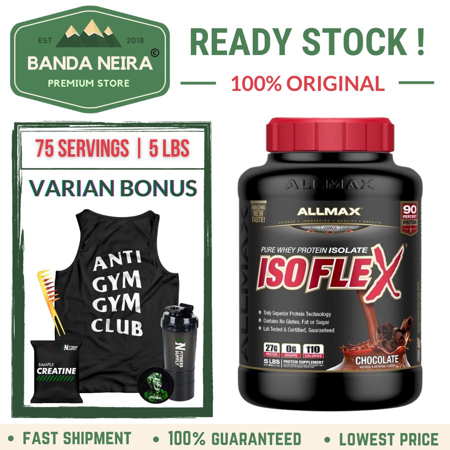 Jual ALLMAX IsoFlex Iso Flex Pure Whey Protein Isolate Indonesia|Shopee ...