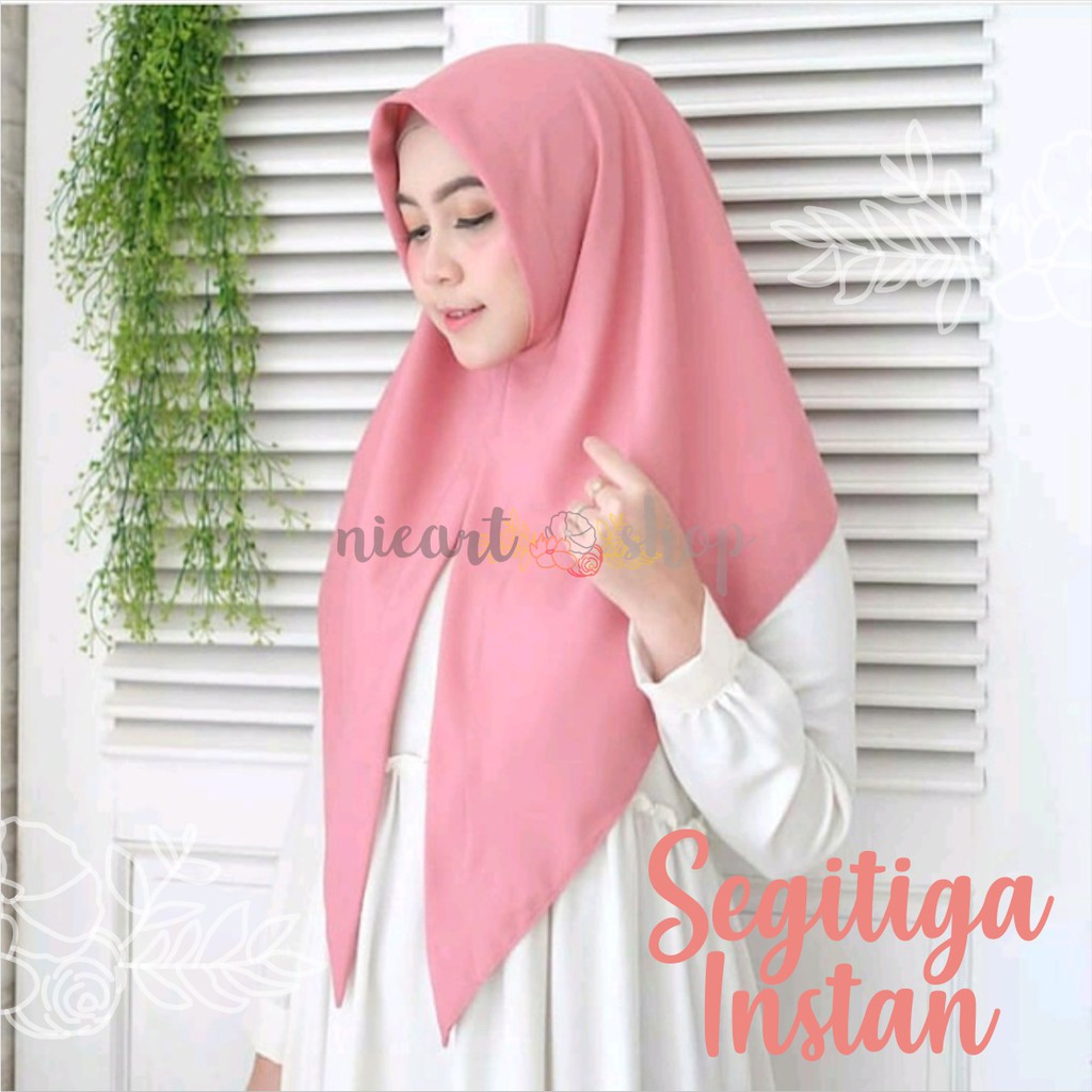 Jual Jilbab Segitiga Instant Diamond | Shopee Indonesia