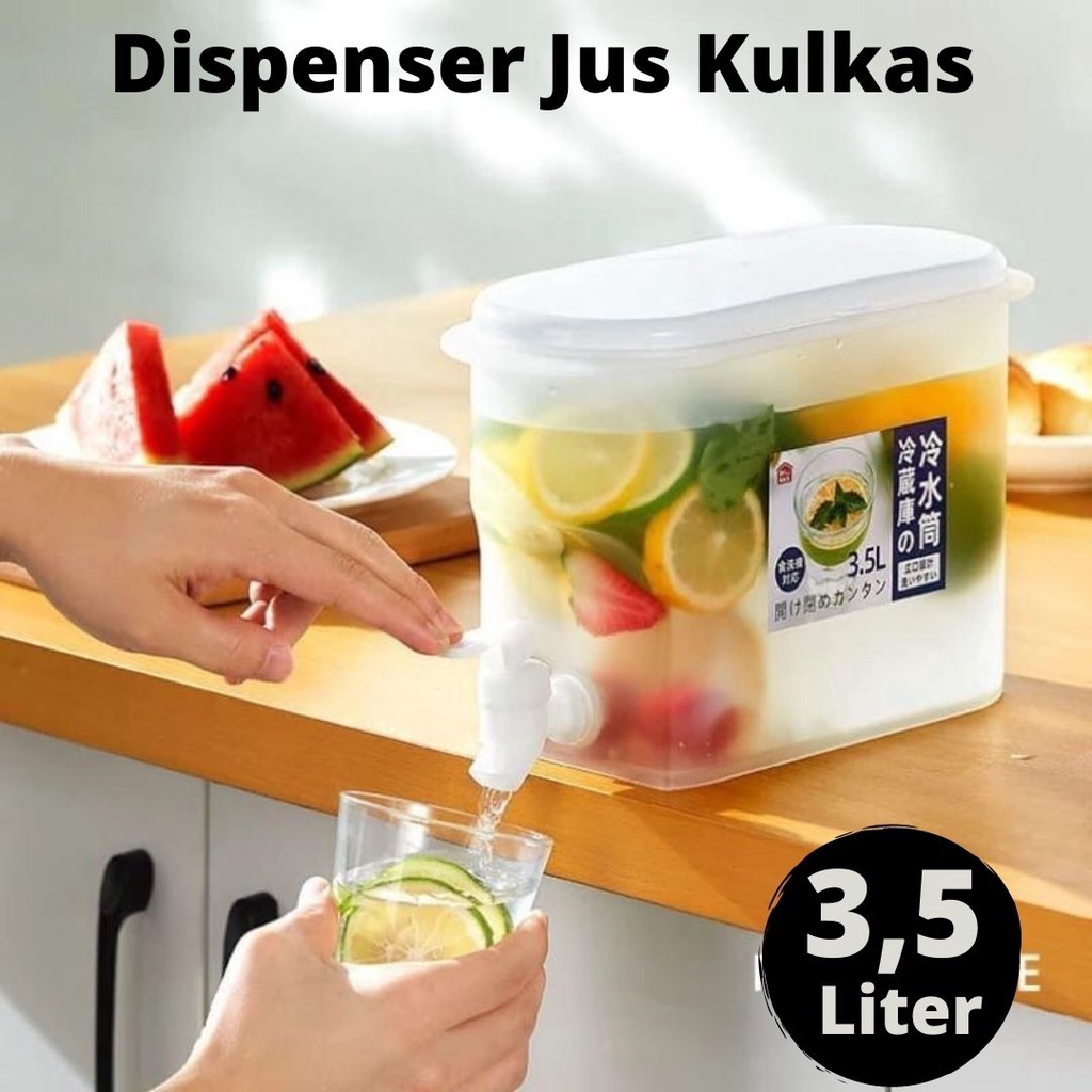 Jual DISPENSER JUS PORTABLE MINUMAN AIR KULKAS 3,5Litter / DISPENSER ...