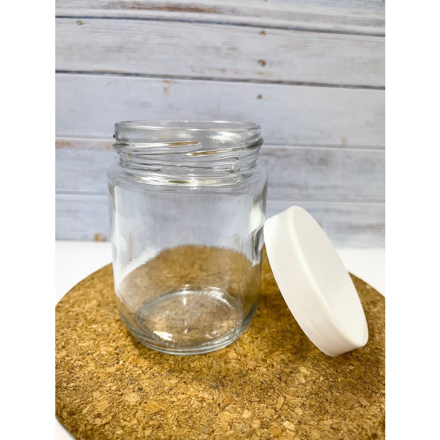 Jual Jar Kaca Sambal 350ml / Botol Selai Kaca / Toples Kaca / Jar Kaca ...