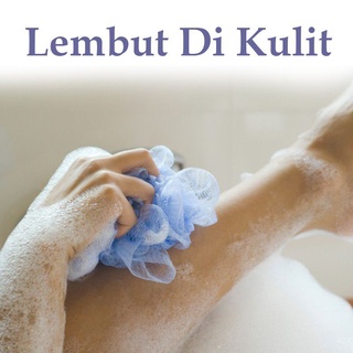 Jual SPONS MANDI SHOWER PUFF Spon Gosok Badan Bath Sponge Jaring Sikat ...