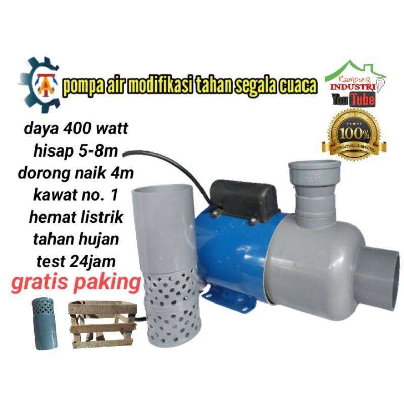 Jual pompa air modifikasi 2 dim spesia alkon pvc tahan hujan dan air asin | Shopee Indonesia