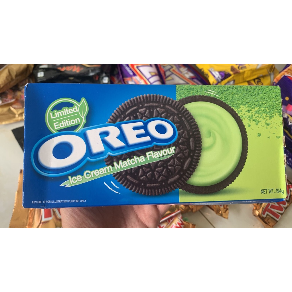 Jual OREO ICE CREAM MATCHA FLAVOUR ISI 10 | Shopee Indonesia