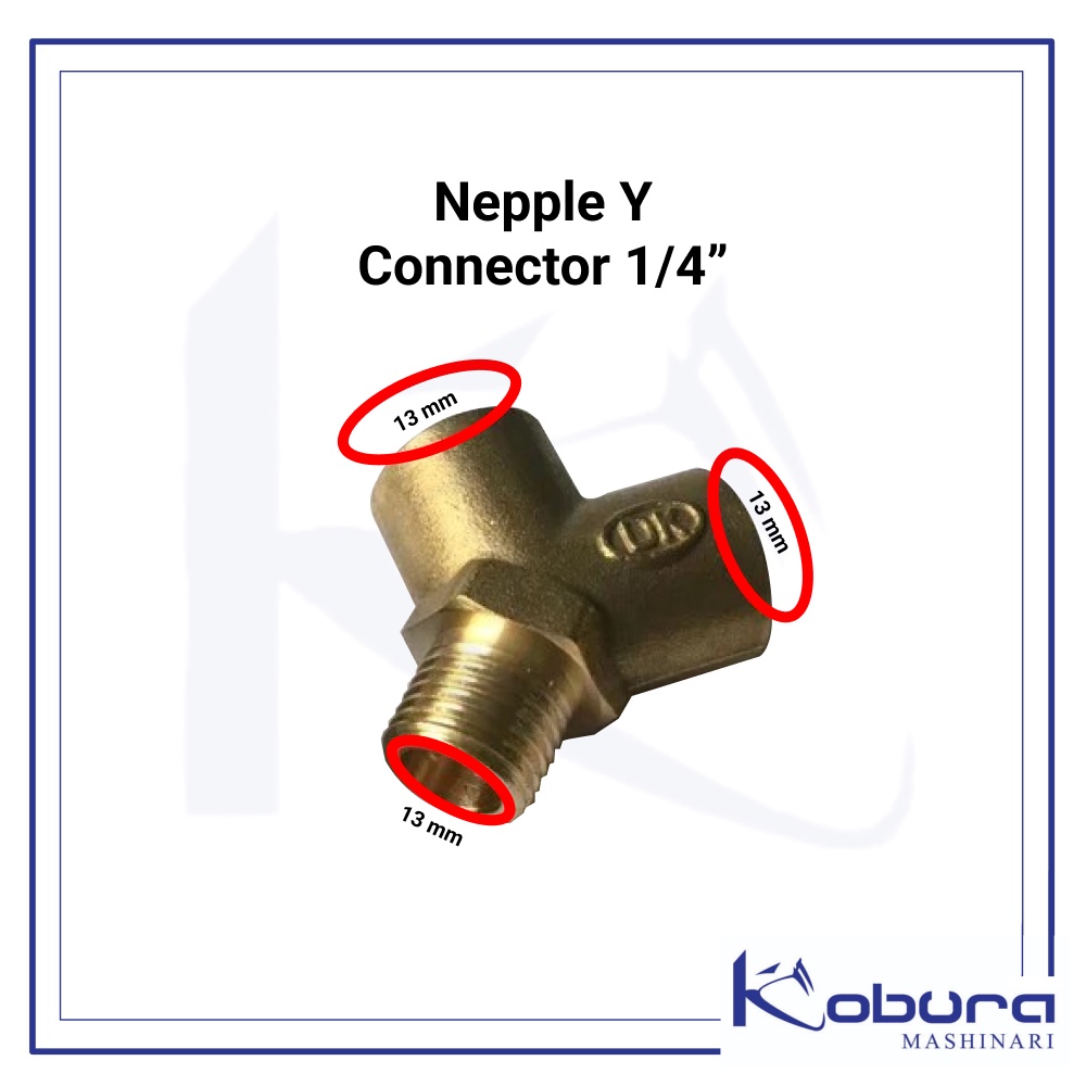 Jual Nepple Y Connector | Shopee Indonesia