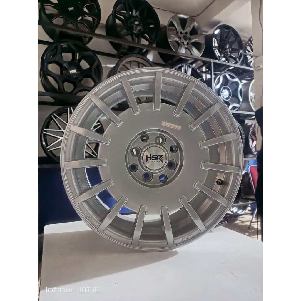 Jual VELG BAN MOBIL RALLY 8166 HSR R16X7 H8X100-114,3 ET38 SILVER ...