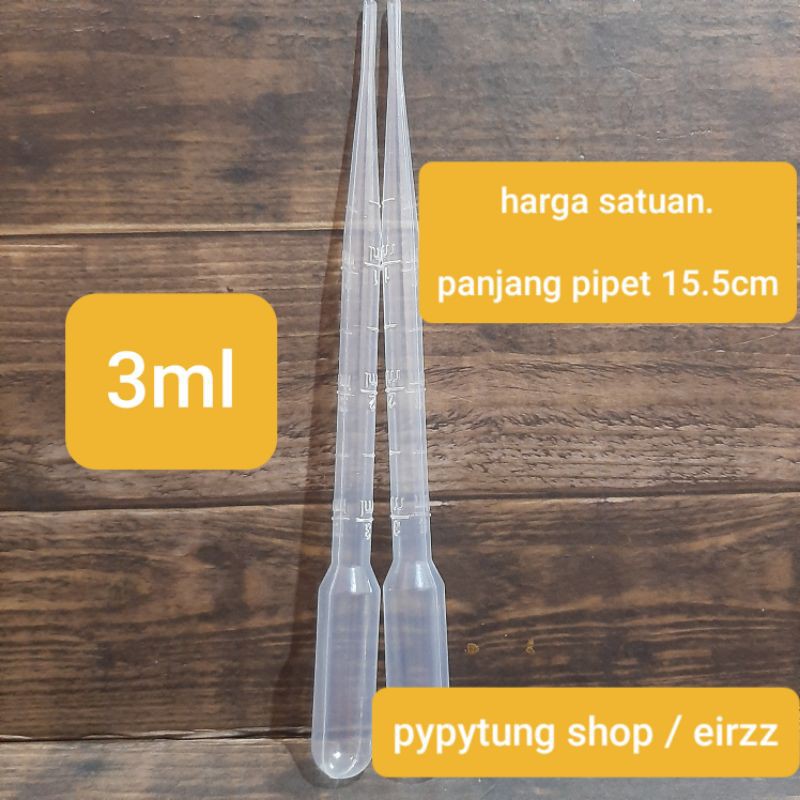Jual Pipet Tetes Pipet Plastik Pipet Obat Pipet Ukur 1ml, 3ml Indonesia ...
