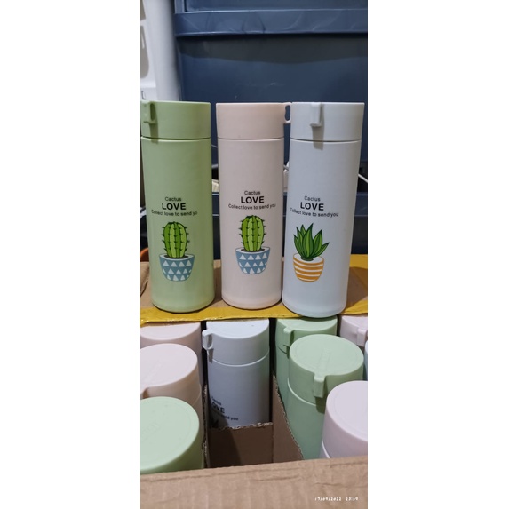 Jual BOTOL KAKTUS BOTOL MINUM KACA KAPASITAS 450ml-cocok buat nyimpan ...