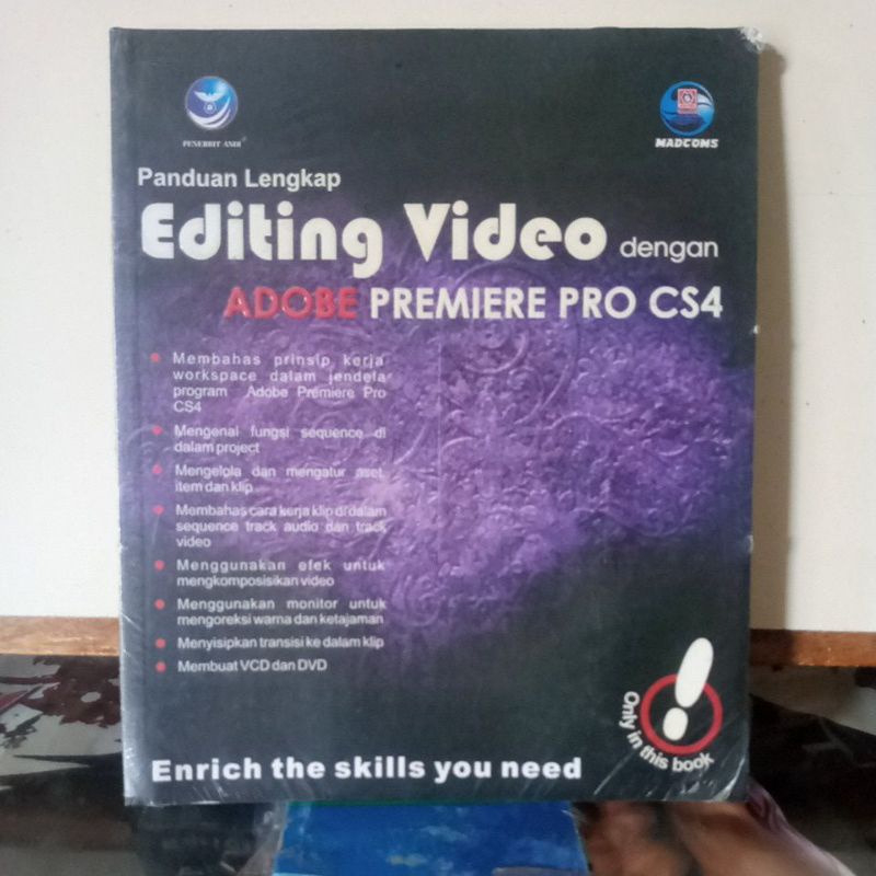 Jual Buku Komputer - Panduan Lengkap Editing Video dengan ADOBE PREMIERE PRO CS4 | Shopee Indonesia