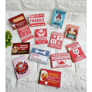 Jual Stiker fragile lucu isi kurleb 25 | Shopee Indonesia