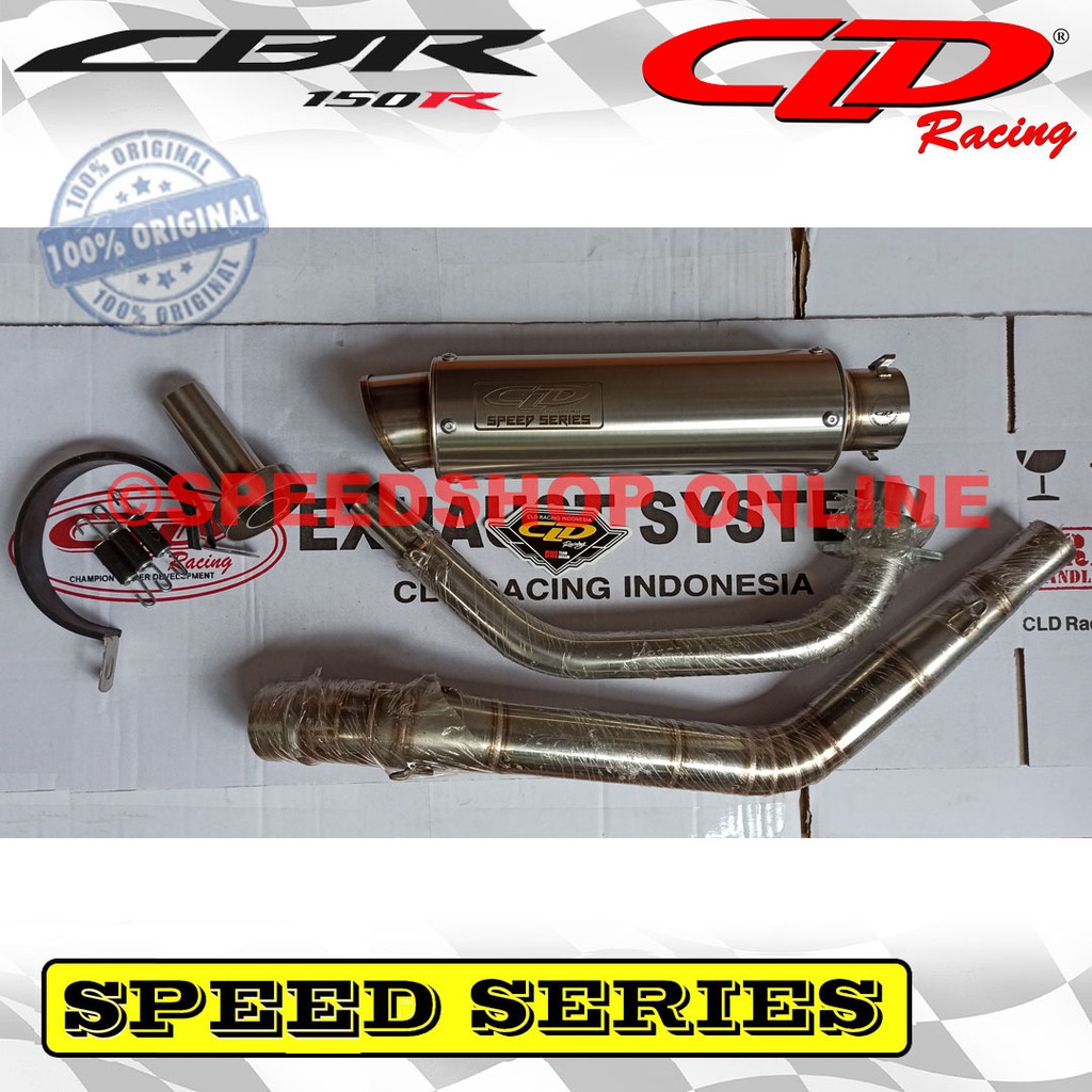 Jual knalpot cld racing honda old cbr150r all new cbr150r facelift ...