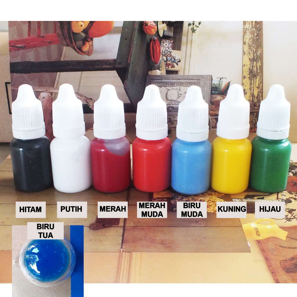 PIGMENT PEWARNA RESIN / CAT RESIN 10 GRAM | Shopee Indonesia