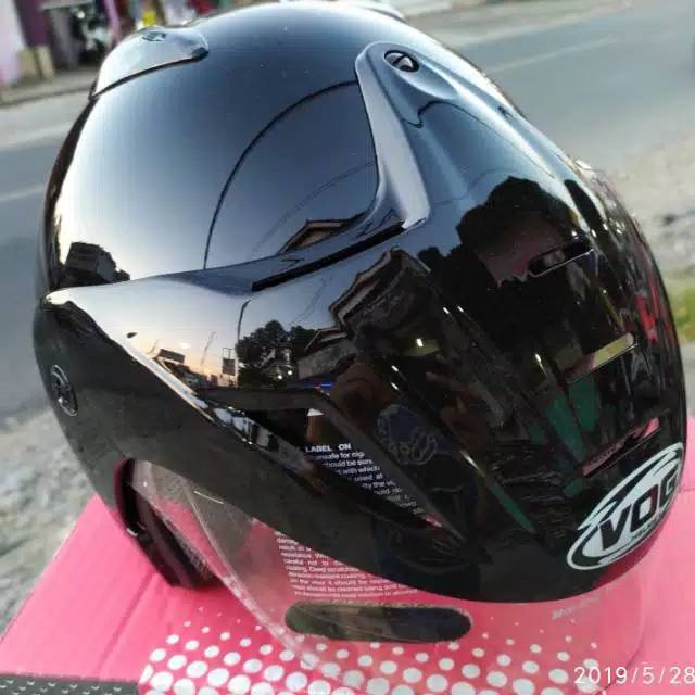 Jual Helm Vog Xtream Black | Shopee Indonesia