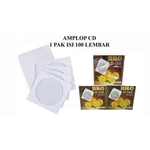 Jual BRO Case Amplop Kertas CD DVD Isi 100 Lembar | Shopee Indonesia