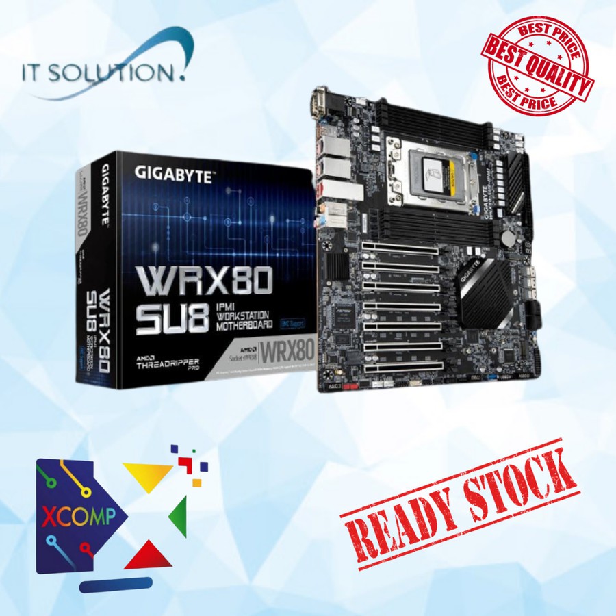 Jual Motherboard Gigabyte WRX80 SU8 Socket sWRX8 4094 Nego | Shopee ...