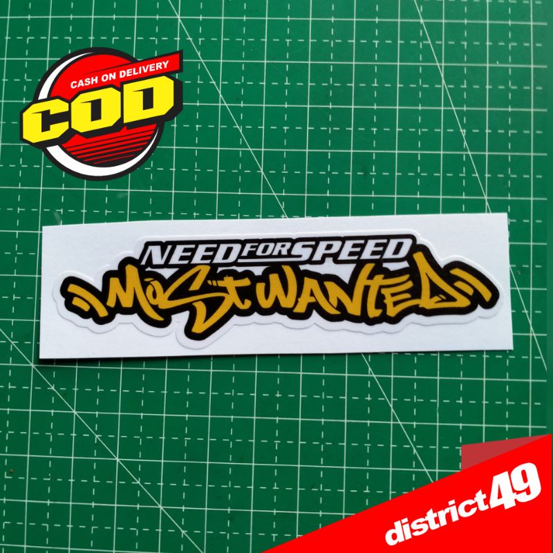 Jual Stiker Print and Cut - Sticker MOST WANTED - Sticker Printing ...