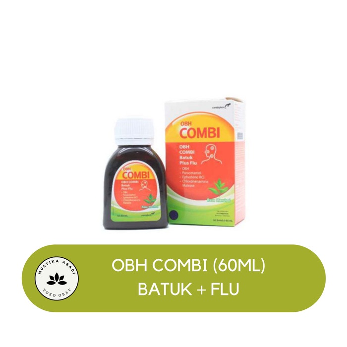 Jual OBH Combi Obat Batuk Plus Flu Rasa Menthol - Kecil (60 ml ...