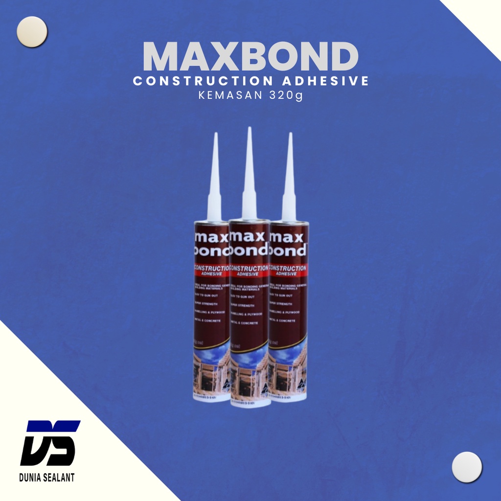 Jual Maxbond Lem Cermin Sealant Kayu Cokelat | Shopee Indonesia