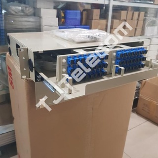 Jual odf rack 48 core SC UPC / otb 48 core rackmount LENGKAP | Shopee ...