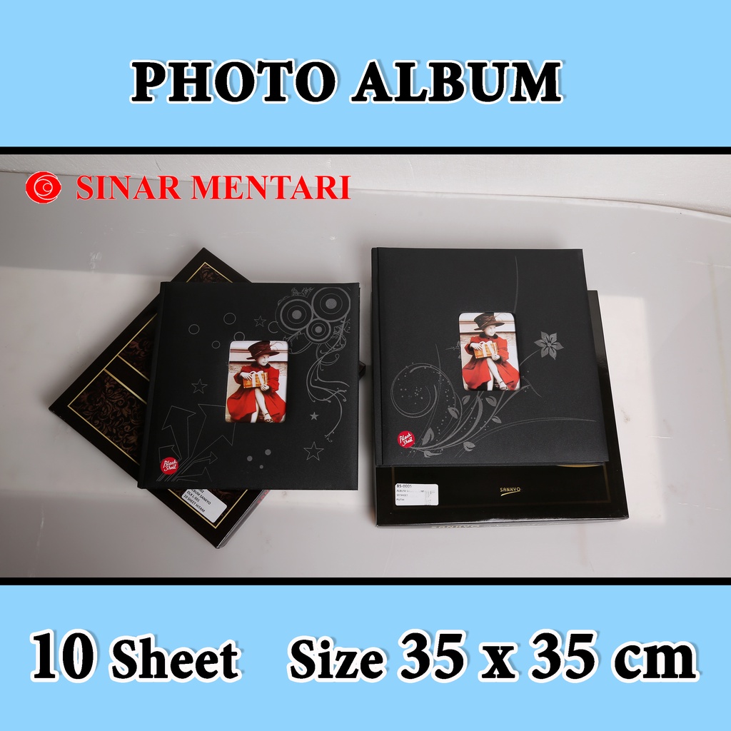 Jual Album Foto Magnetik Jumbo 10 Lembar/ ALbum Tempel - SANKYO | Shopee Indonesia