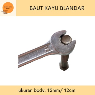 Jual BAUD MUR BAJA 19MM PANJANG 25CM | BAUT BLANDAR KAYU | Shopee Indonesia