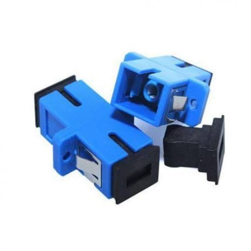 Jual Fiber Optik Adapter SC UPC Biru Adapter FTTH Konektor FO | Shopee ...
