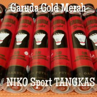 Shuttlecock Garuda Gold Merah (Cock Garuda Original) | Shopee Indonesia