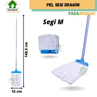 Jual Pel Lantai Pelan Dragon Ukuran Besar Plus Gagang / Pel Dragon ...