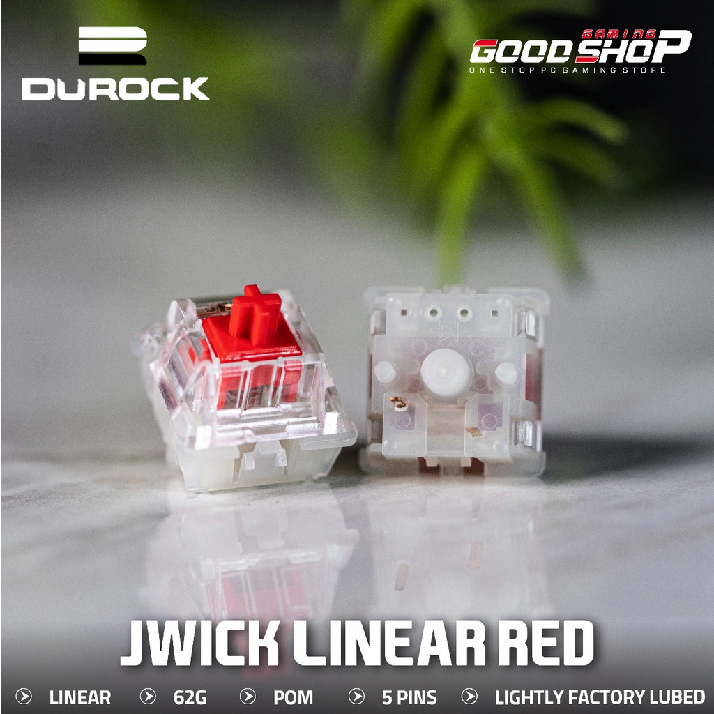 Jual Durock Jwick Linear Red - Keyboard Switch | Shopee Indonesia