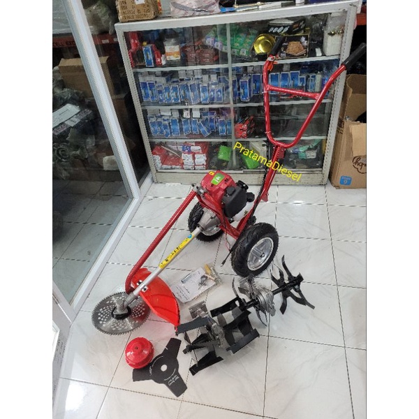 Jual Paket(3in1) Mesin Potong Rumput Dorong 4tak ROBOTECH BG489 ...