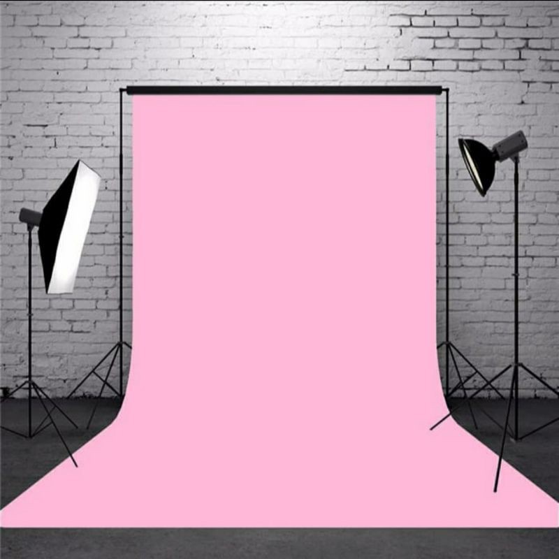 Backdrop Background Foto Pink Polos 200 x 300 Cm Tebal Sortiran Obral ...