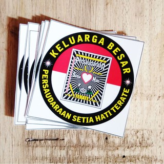 Jual Stiker Keluarga Besar Persaudaraan Setia Hati Terate Indonesia Hati Bersinar PSHT 1922 ...