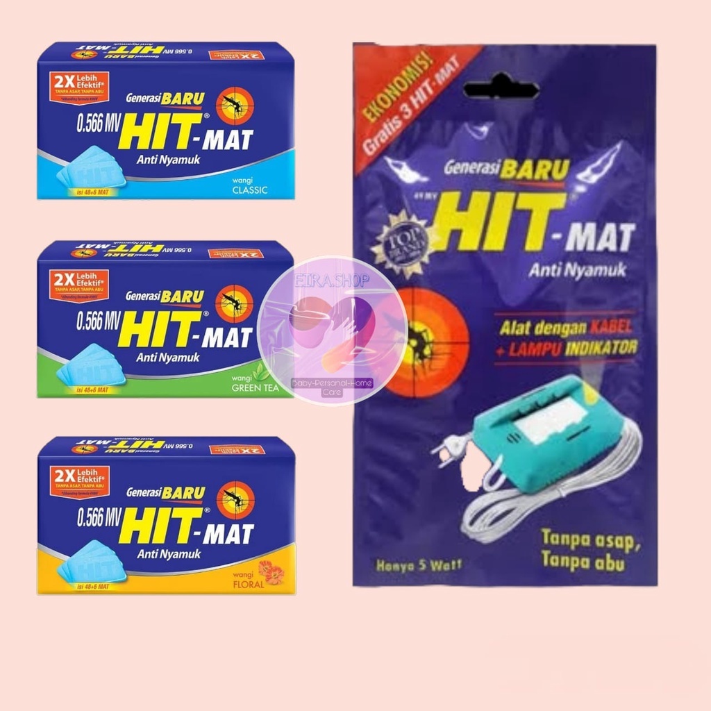 Jual Hit Mat Alat & Refill Anti Nyamuk Listrik 18+6 / Obat Nyamuk ...