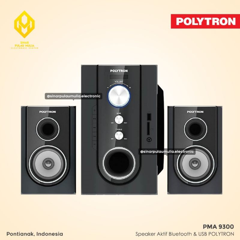 Jual Polytron Speaker Aktif Bluetooth [Remote Control & USB Input ...