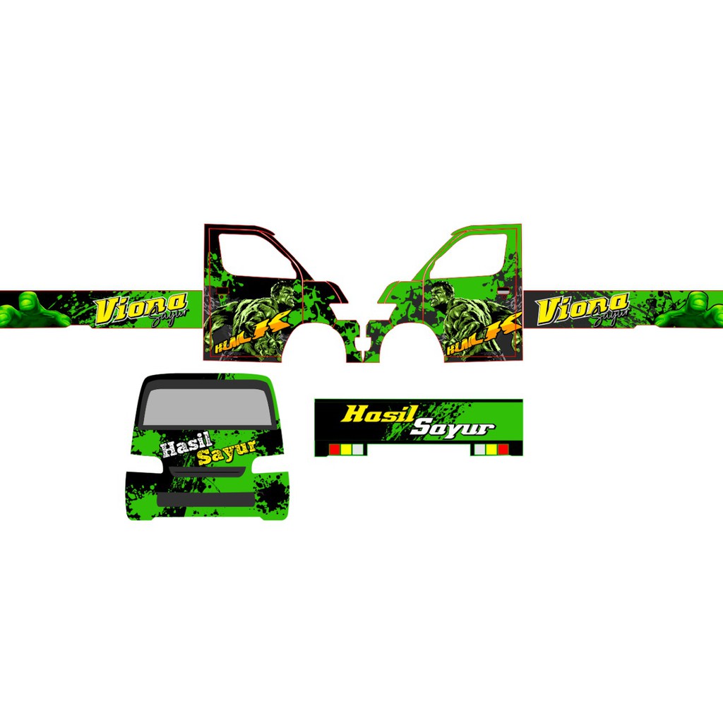 Jual decal stiker Grandmax Hulk | Shopee Indonesia