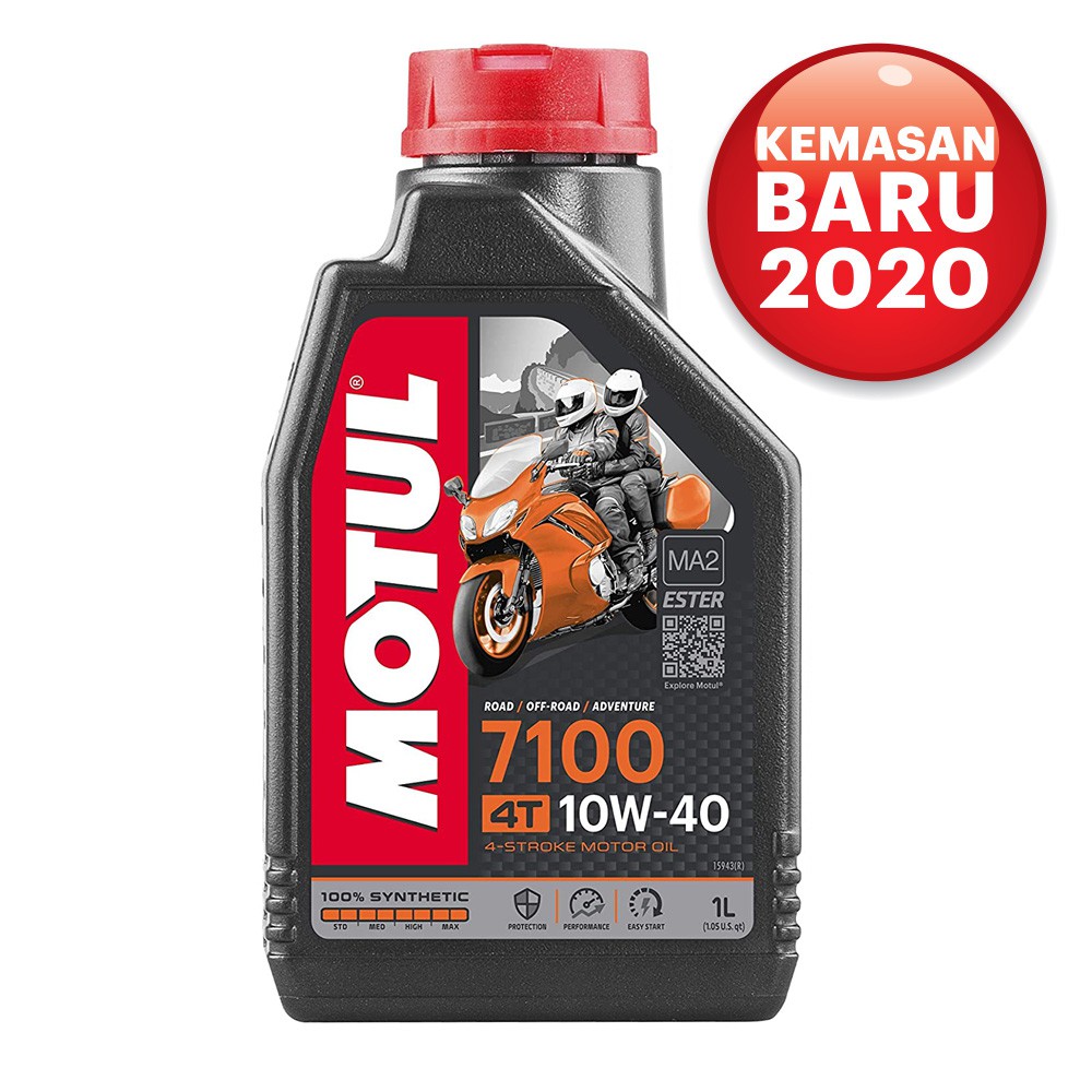 MOTUL 7100 4T 10W40 1 Liter | Shopee Indonesia