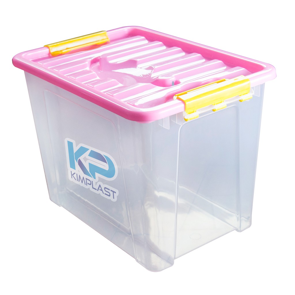 KIMPLAST Box Container Transparan / Bening 40 Liter Prime | Shopee ...