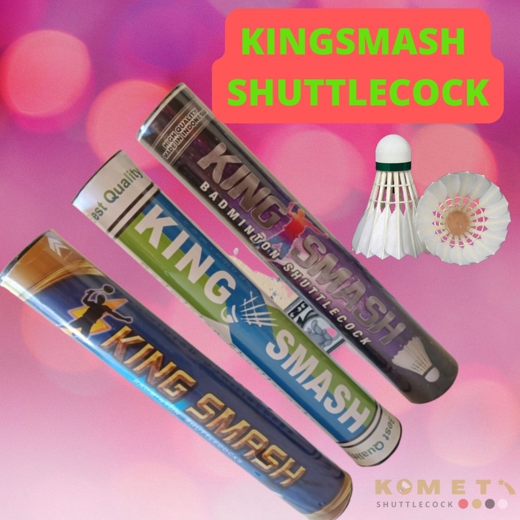 Jual SHUTTLECOCK MURAH BERKUALITAS COCK ANAK KINGSMASH KING SMASH ...