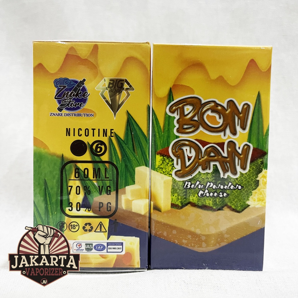 Jual BONDAN V3 BOLU PANDAN CHEESE 60ML 3MG 6MG BY JAVA JUICE Indonesia ...
