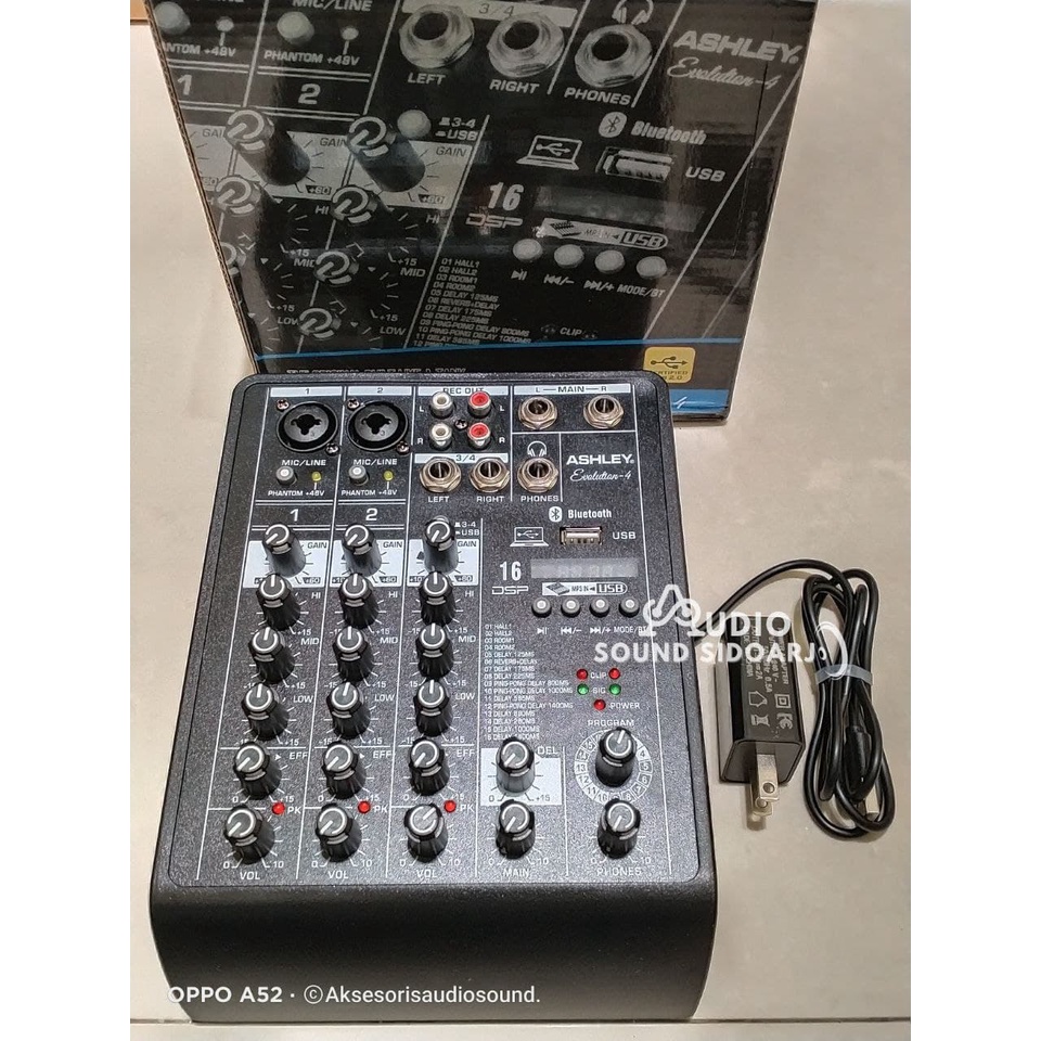Jual Mixer ASHLEY Evolution 4 USB Bluetooth Original Produk | Shopee Indonesia