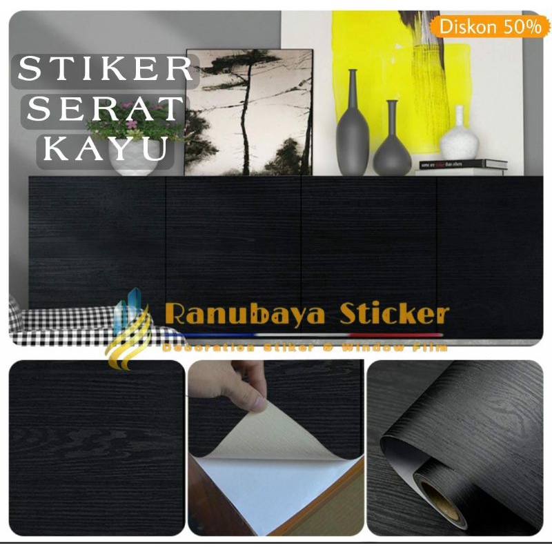 Jual Stiker sticker serat kayu / stiker lemari / stiker meja / stiker ...