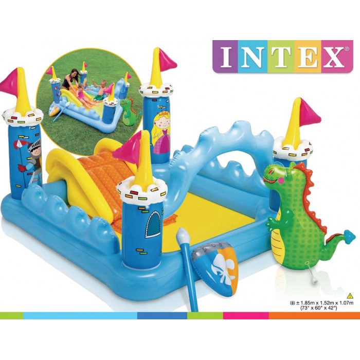 Jual Intex Fantasy Castle Play Center. Kolam Karet Renang Anak | Shopee ...