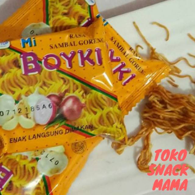 Jual Boyki jajan mie jadul 1 renteng isi 10 pcs Indonesia|Shopee Indonesia