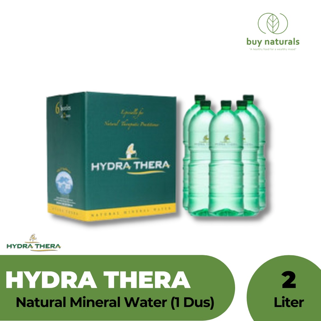 Jual HYDRA THERA NATURAL MINERAL WATER 2 L (6 BOTTLES / 1 CARTON ...