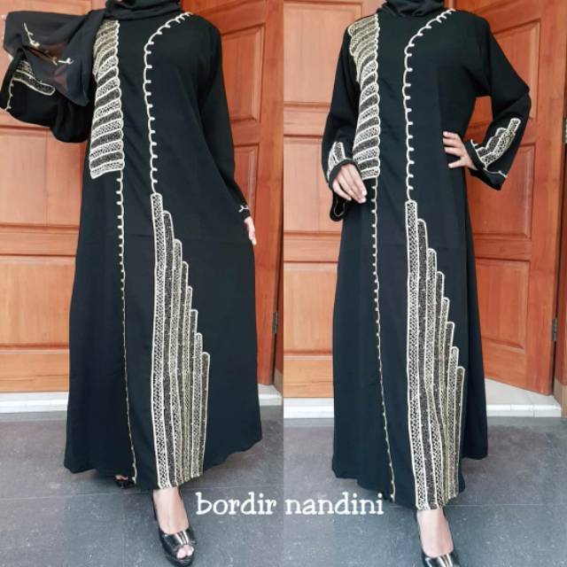 Jual Baju Gamis Abaya Arab Hitam / Gamis Abaya Turkey / Gamis Abaya ...