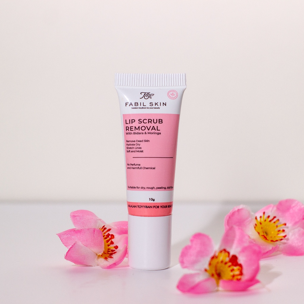 Jual FABIL Lip Scrub Removal with Bidara & Moringa 10g | Shopee Indonesia