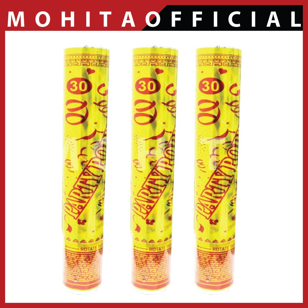 Jual party popper 30/party popper/confetti/confetti party/confetti ...